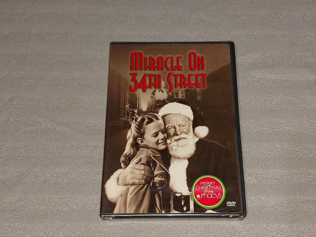 Miracle On 34th Street Collectible Classic Movie Christmas Film Sealed ...