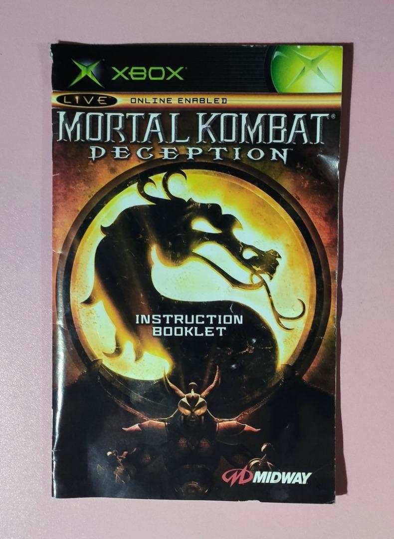 Mortal Kombat Deception - [OG XBOX / Original XBOX Game] [NTSC ...