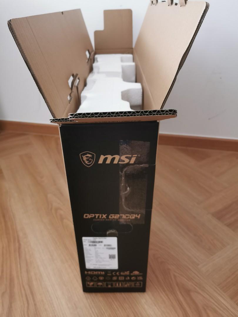 msi 27 inch gaming monitor box, Furniture & Home Living, Home ...
