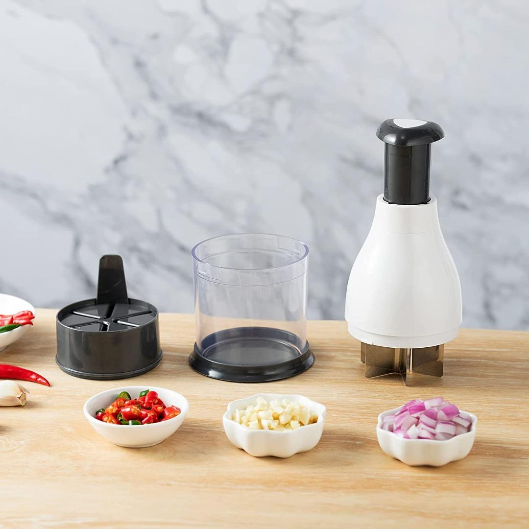 Multi-Function Onion Chopper Stainless Steel Vegetable Chopper Manual ...