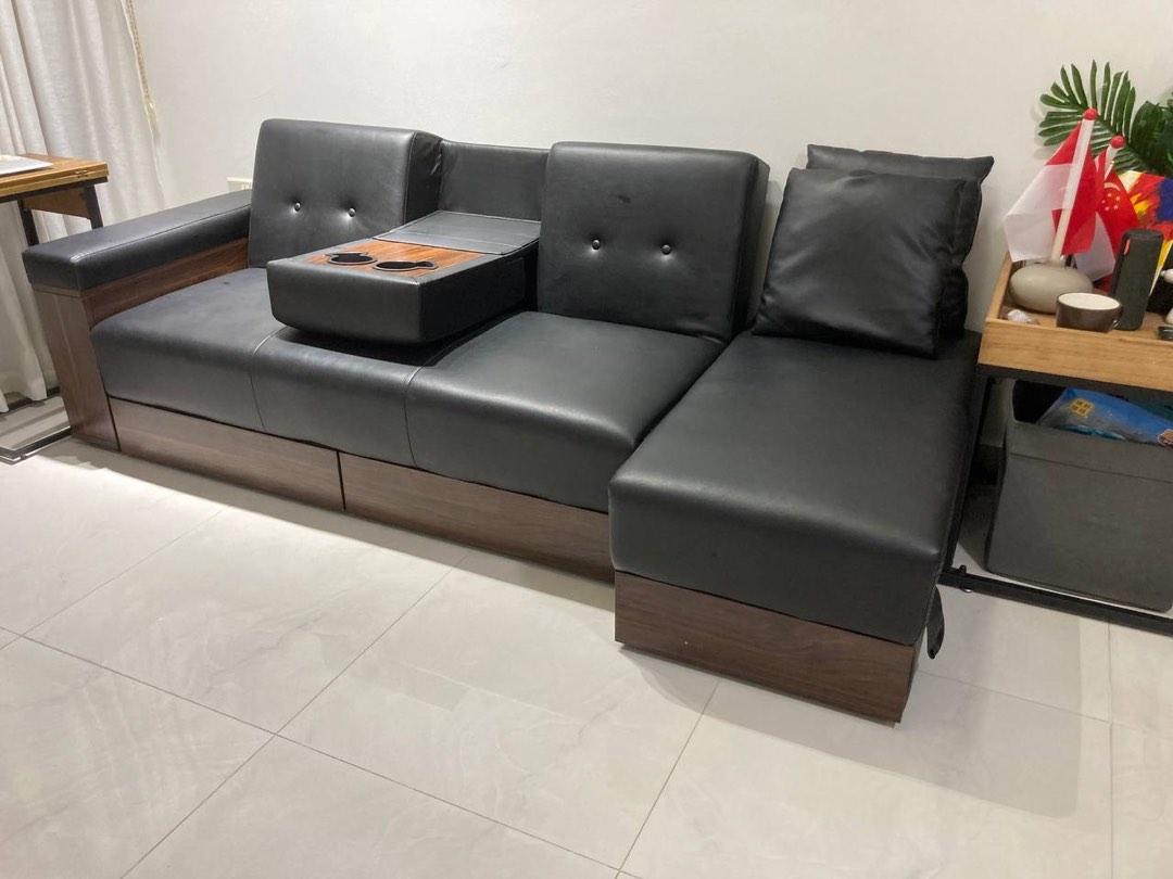Multifunction sofa (3 seater), Furniture & Home Living, Furniture ...