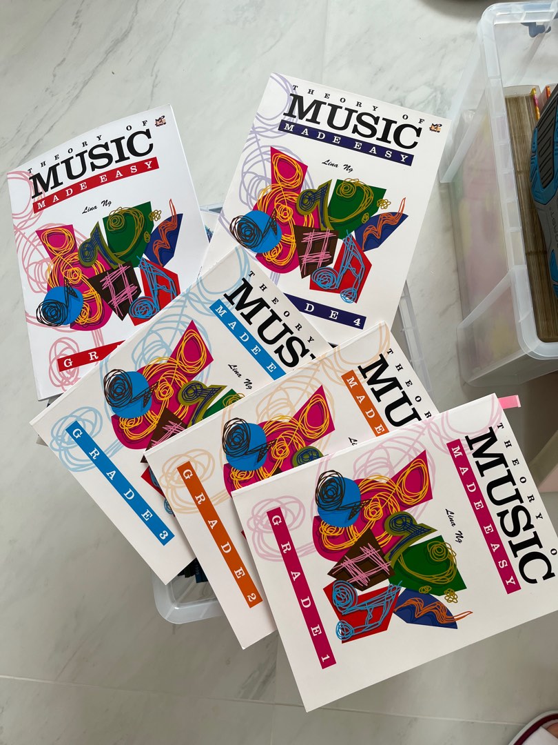 Music Theory Made Easy by Lina Ng Grade 1-5, Hobbies & Toys, Music ...