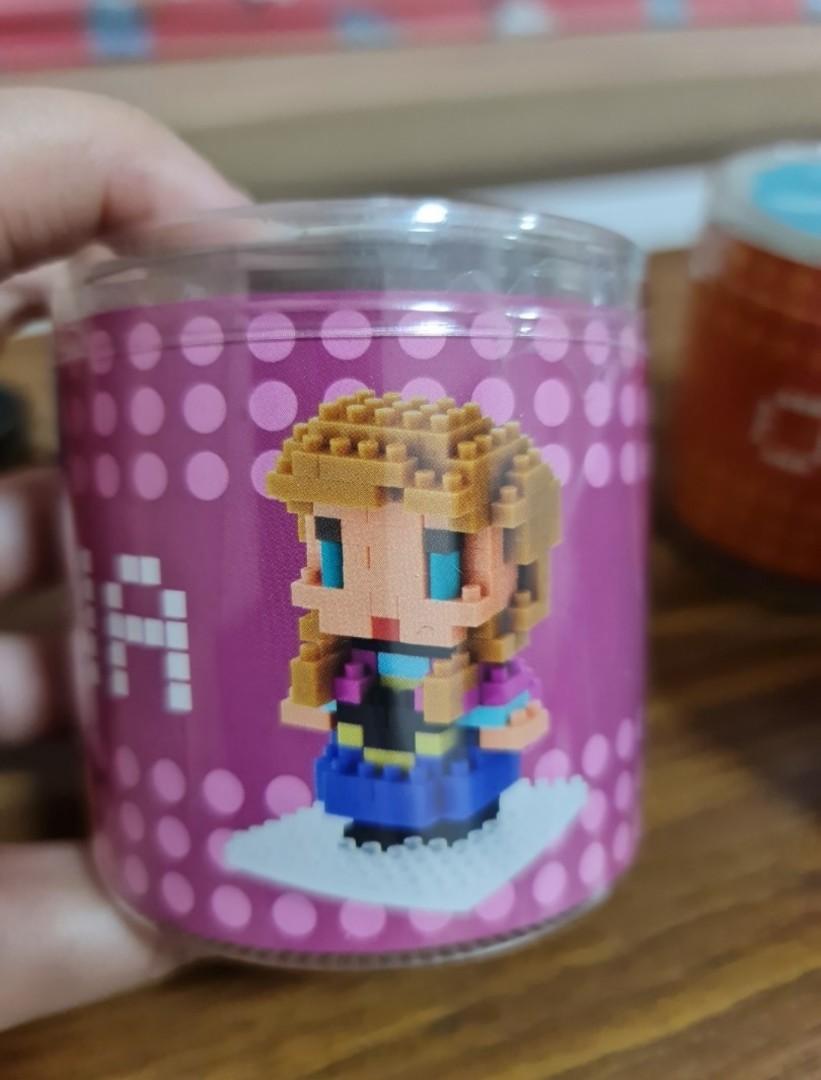 Nano block elsa, anna and olaf, Hobbies & Toys, Toys & Games on Carousell
