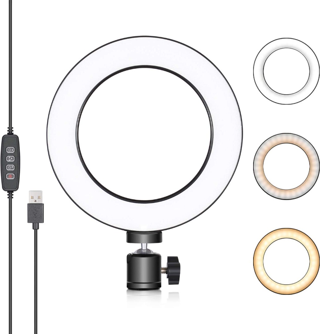 Neewer 6-inch USB Ring Light, Video Conference Lighting for Zoom Call ...