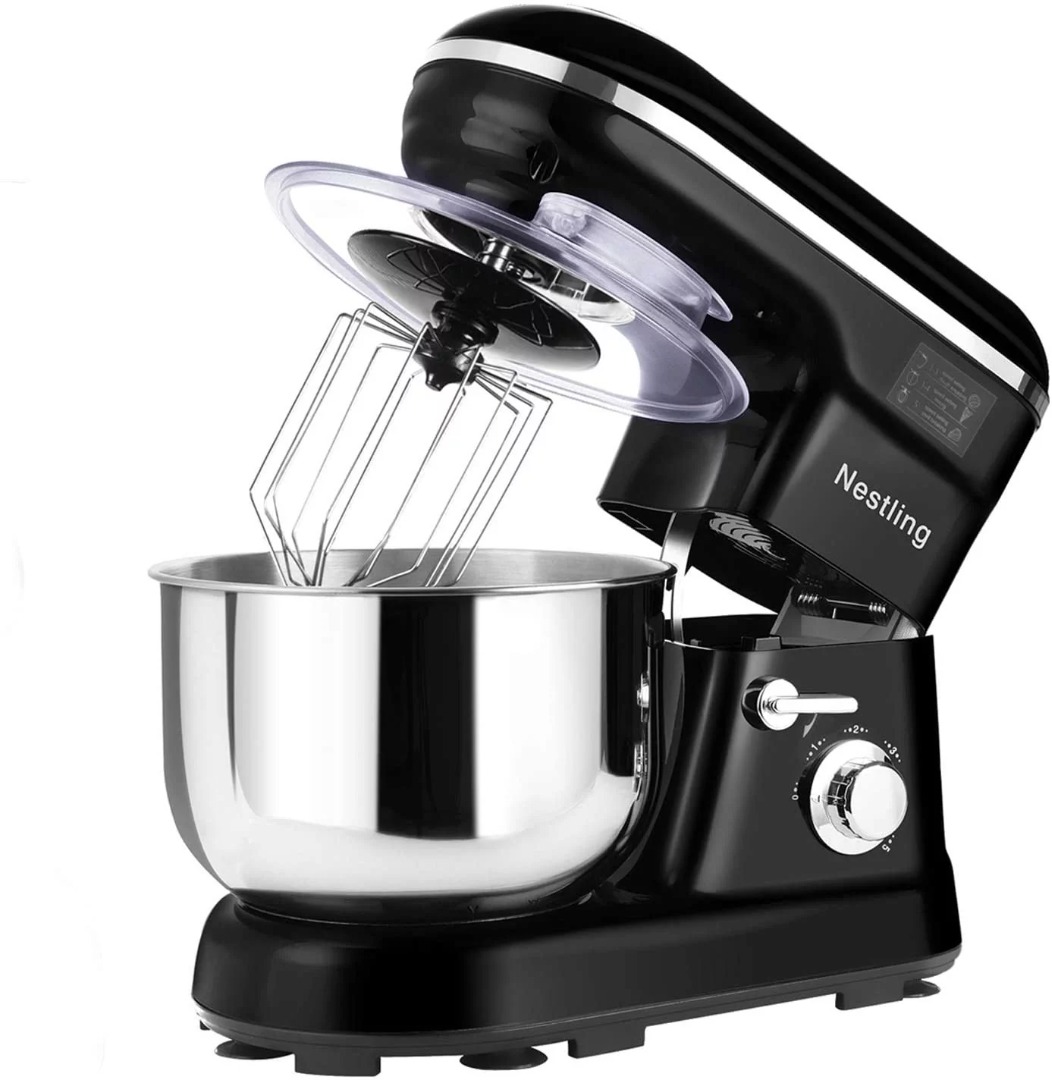 Nestling 5L Stand Mixer 1200W with Mixing Bowl, 5 Speed Tilt-Head ...
