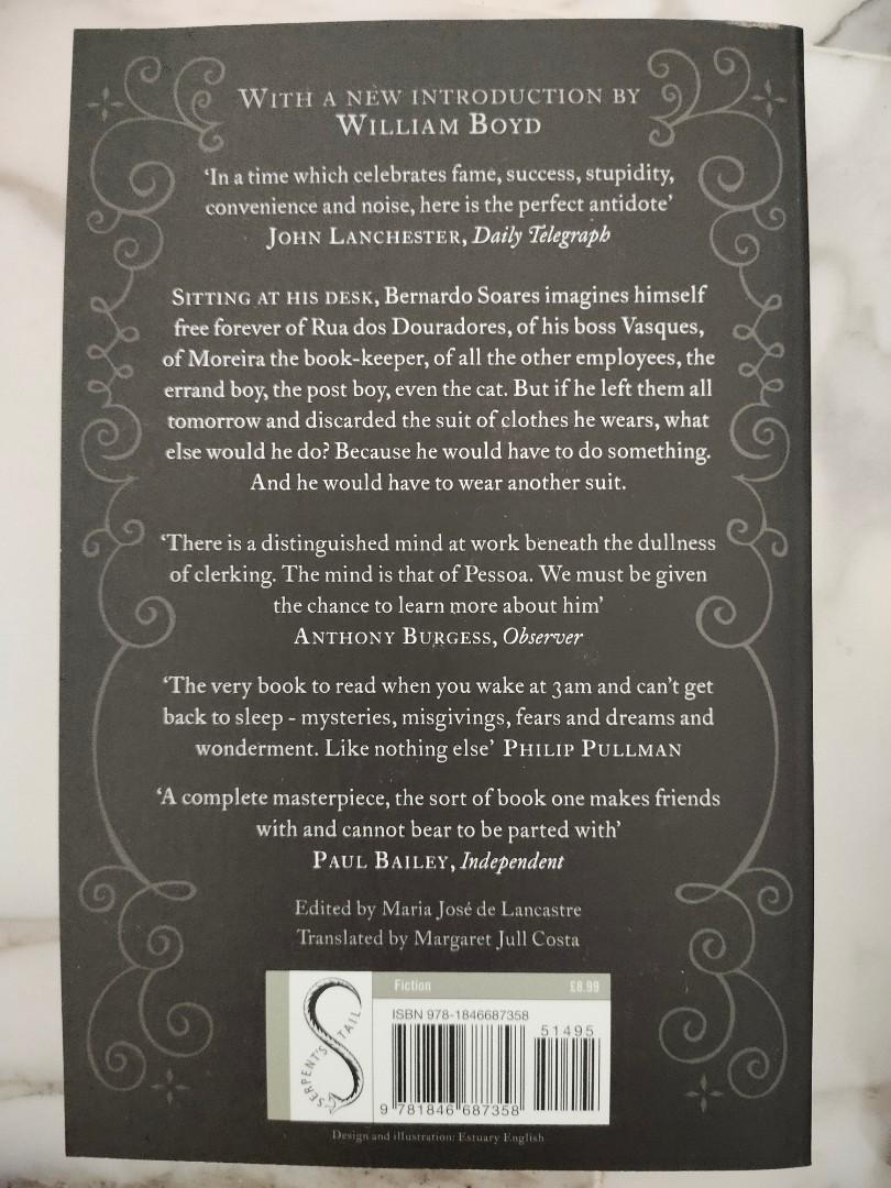 [NEW book] The Book of Disquiet, Hobbies & Toys, Books & Magazines ...