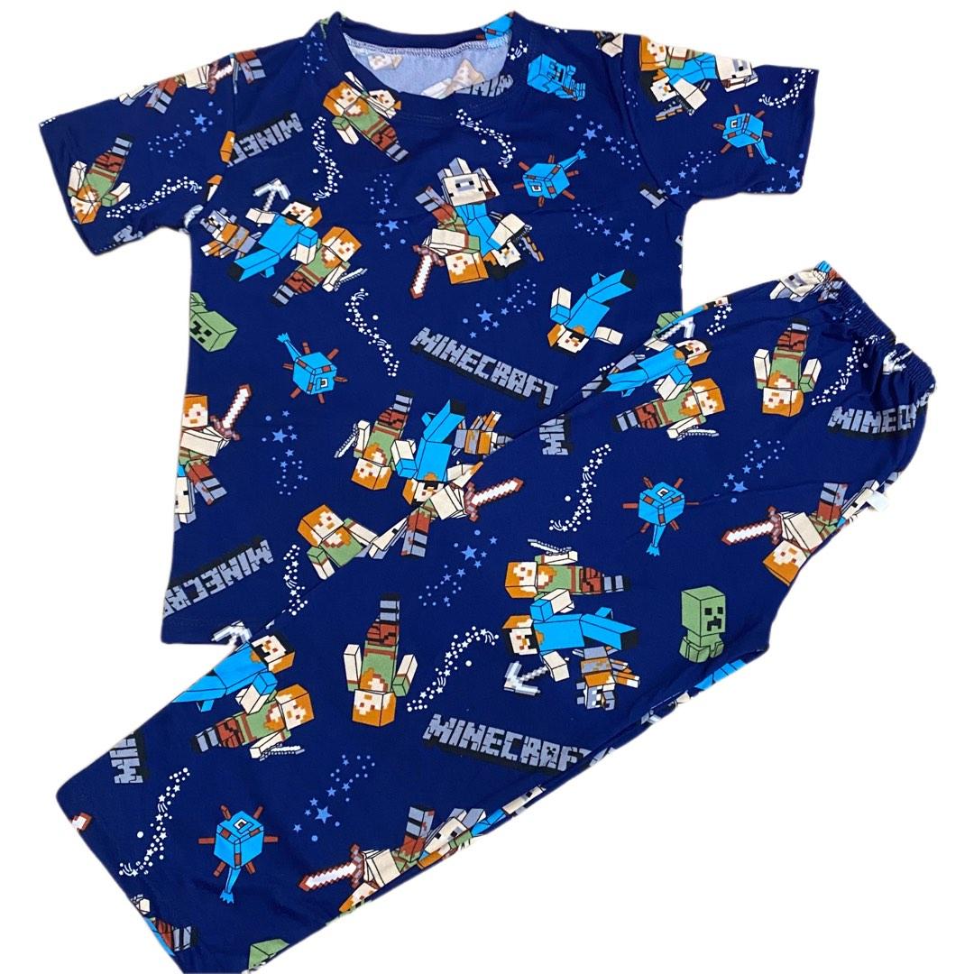 New Design Minecraft Terno Pajamas for Kids and Adults, Babies & Kids ...
