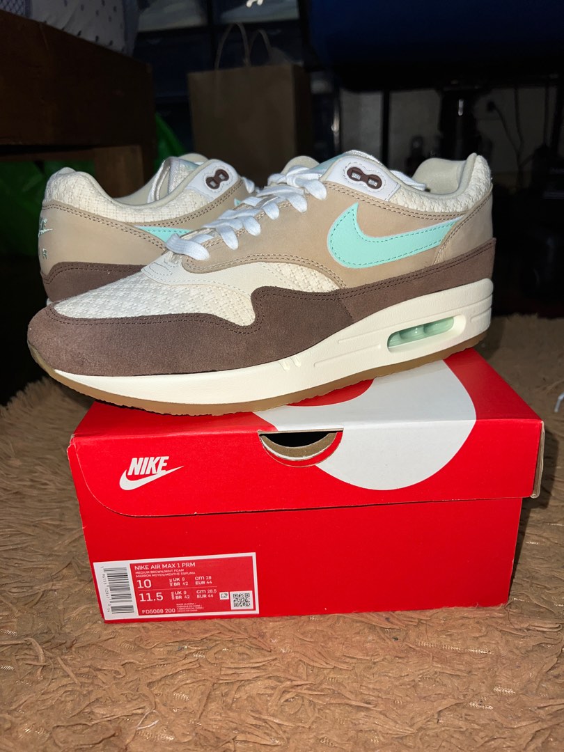 Nike Air Max 1 Crepe Hemp, Men's Fashion, Footwear, Sneakers on Carousell