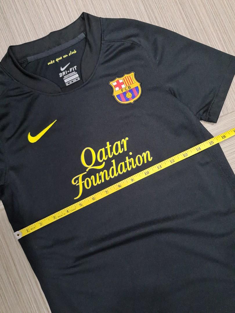 Nike Women's Barcelona Qatar Foundation FCB Dri Fit Black Football ...