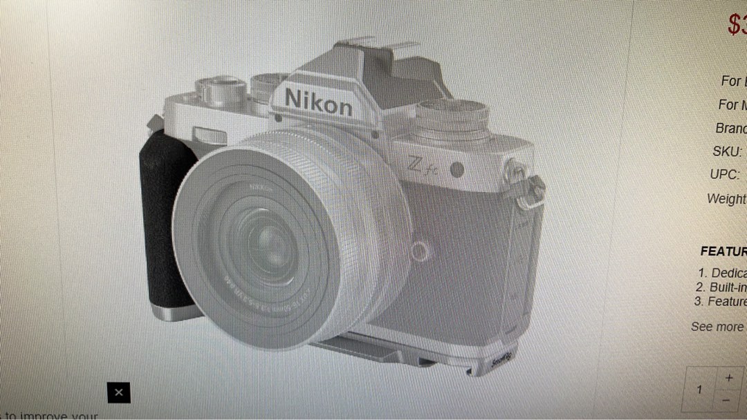 Nikon ZFC SmallRig L-Shape grip camera 3480, Photography, Photography ...