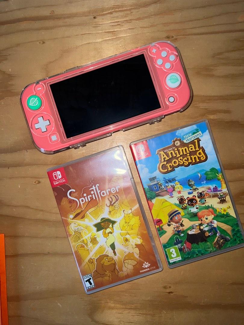 Nintendo Lite (Coral) with Animal Crossing and Spiritfarer, Video ...