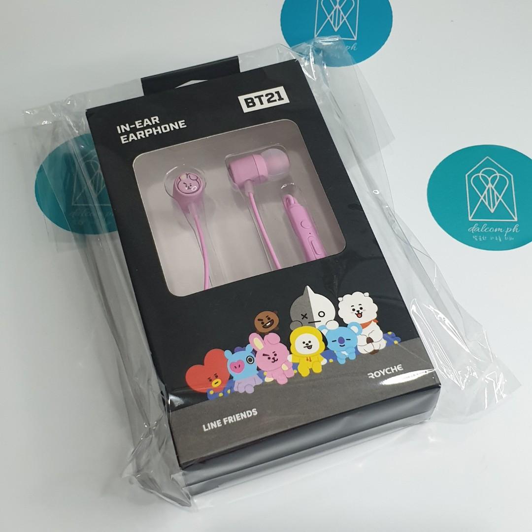 OFFICIAL BT21 COOKY EARPHONES, Hobbies & Toys, Memorabilia ...