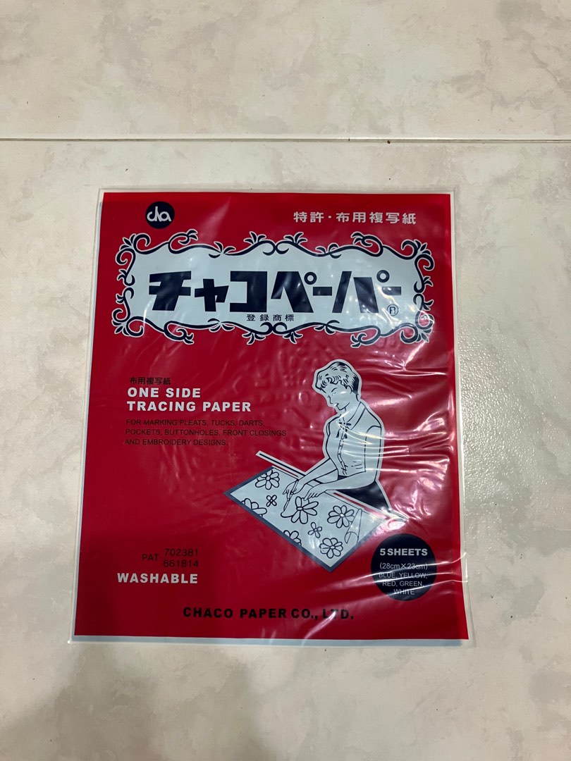 One side tracing paper 5 colors, Hobbies & Toys, Stationery & Craft ...