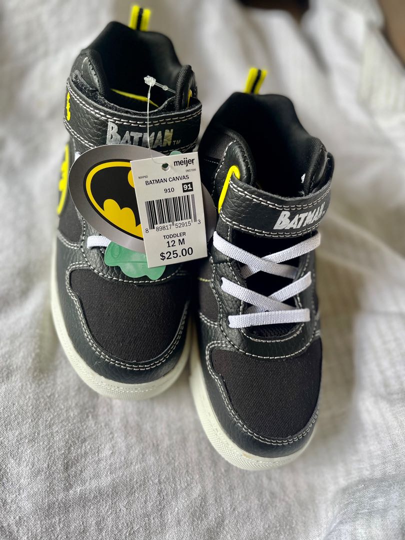 Original DC batman shoes, Babies & Kids, Babies & Kids Fashion on Carousell