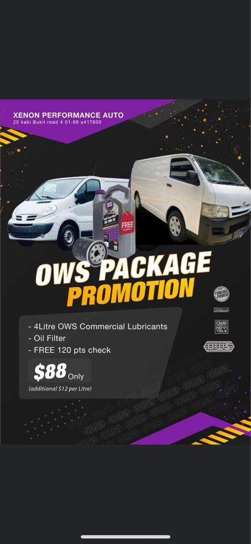 OWS Engine oil and other product, Servicing Package,Body kits, Car ...