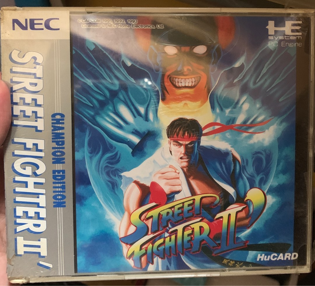 PC Engine Game Street Fighter II Hu-Card Champion Edition, 電子遊戲, 電子遊戲 ...
