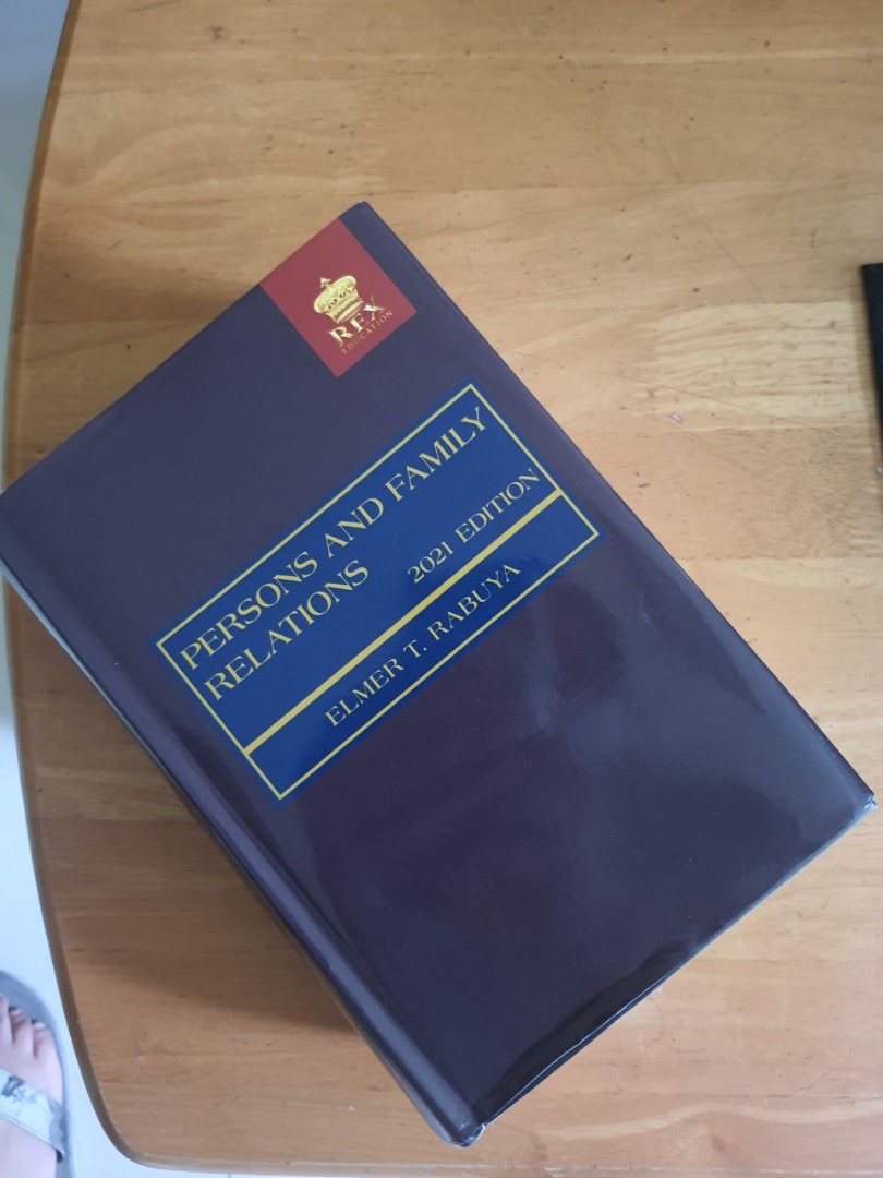 Persons and Family Relations 2021 Edition by Elmer Rabuya, Hobbies ...