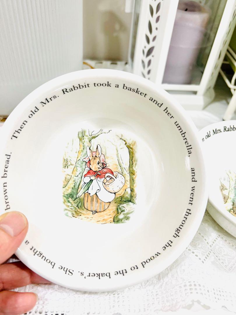 Peter Rabbit Wedgwood bowl set, Furniture & Home Living, Kitchenware ...
