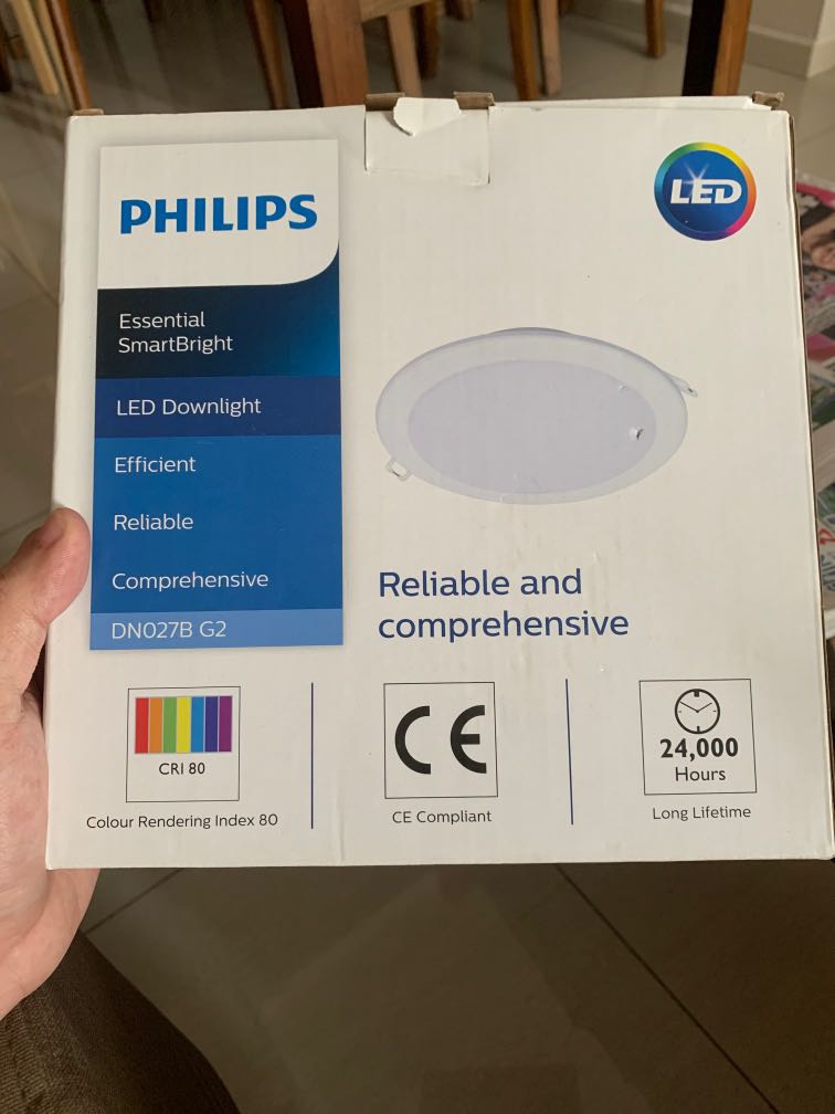 Philips 22W cool white, solid white, light replacement, fused light ...