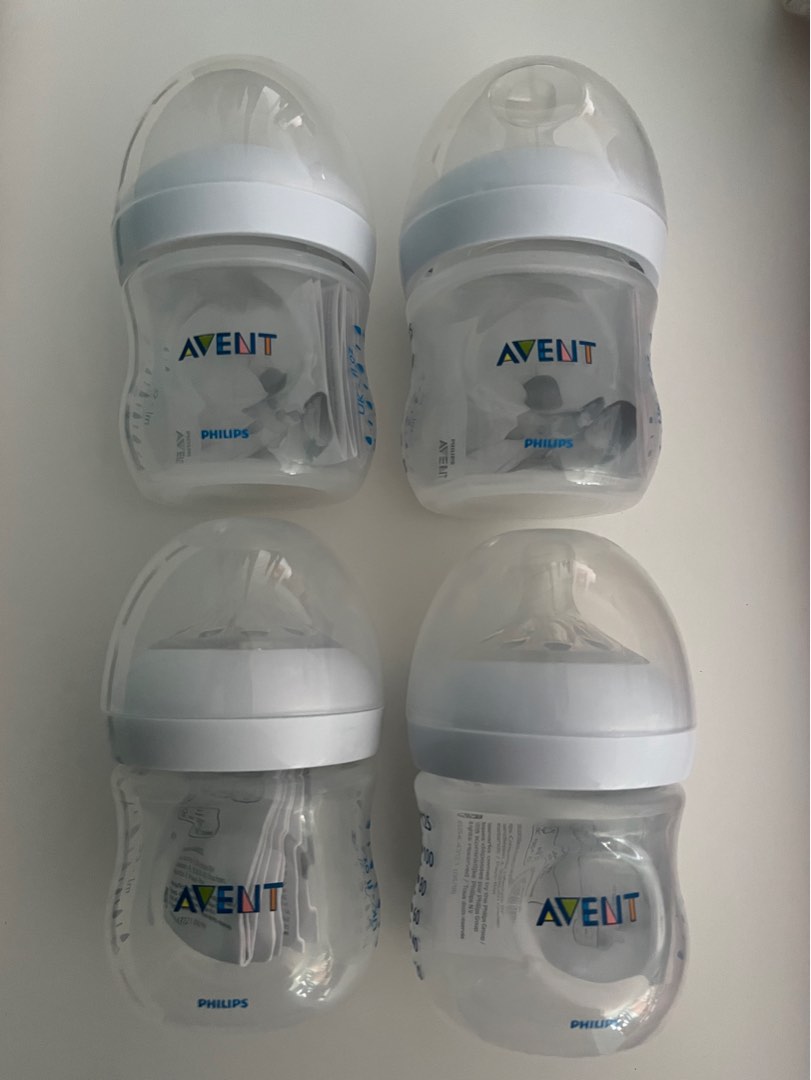 Philips Avent Natural Bottle 125ml, Babies & Kids, Nursing & Feeding, Breastfeeding & Bottle ...