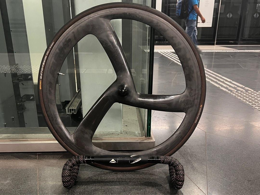 Planet x carbon trispoke wheel aero blade, Sports Equipment, Bicycles ...