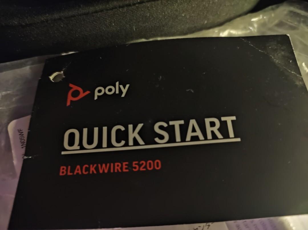 Plantronics Blackwire C5200 Noice cancelling headset, Audio, Headphones ...