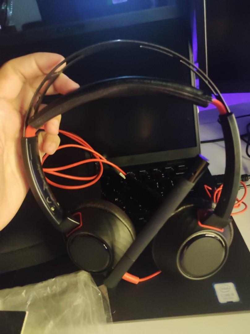 Plantronics Blackwire C5200 Noice cancelling headset, Audio, Headphones ...