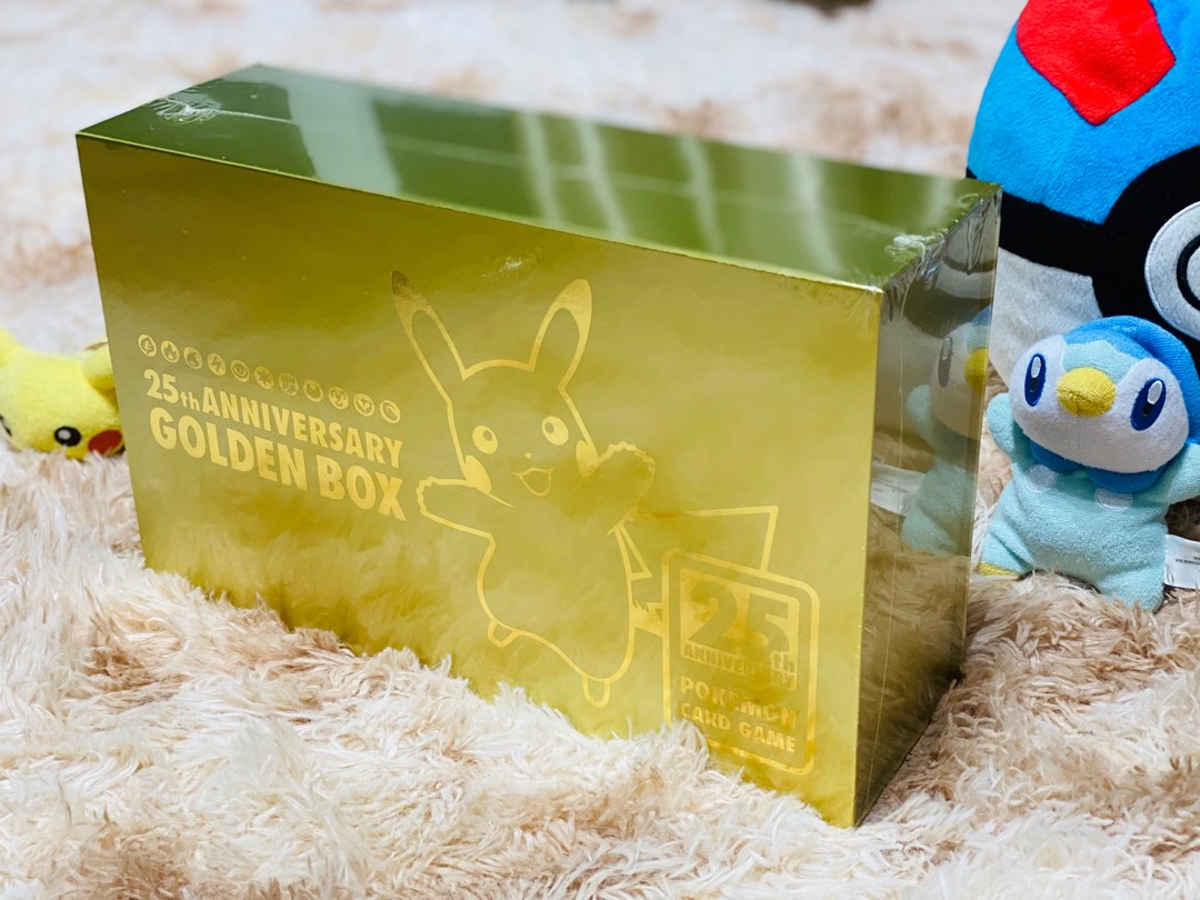 reserve Pokemon 25th golden box, Hobbies & Toys, Toys & Games on Carousell