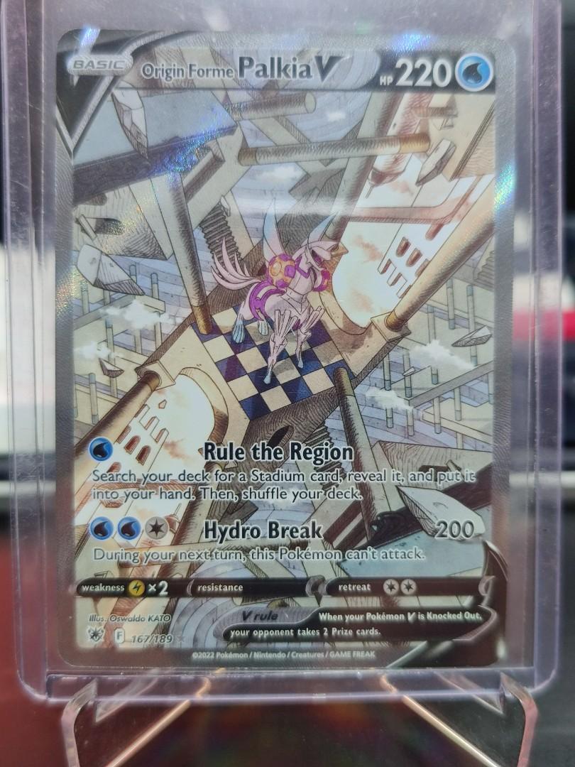 Pokemon TCG Card Game Palkia V Alternate Art, Hobbies & Toys, Toys ...