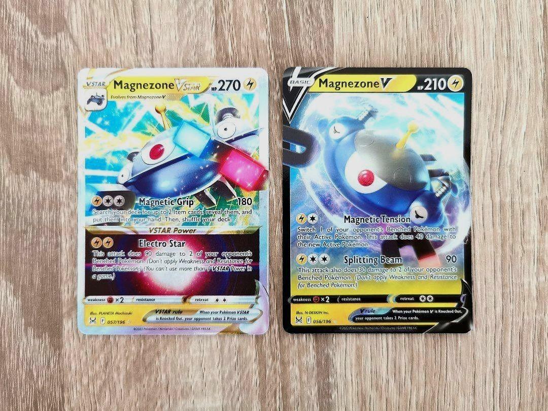 Pokemon TCG Magnezone V & Vstar Set Lost Origin, Hobbies & Toys, Toys ...