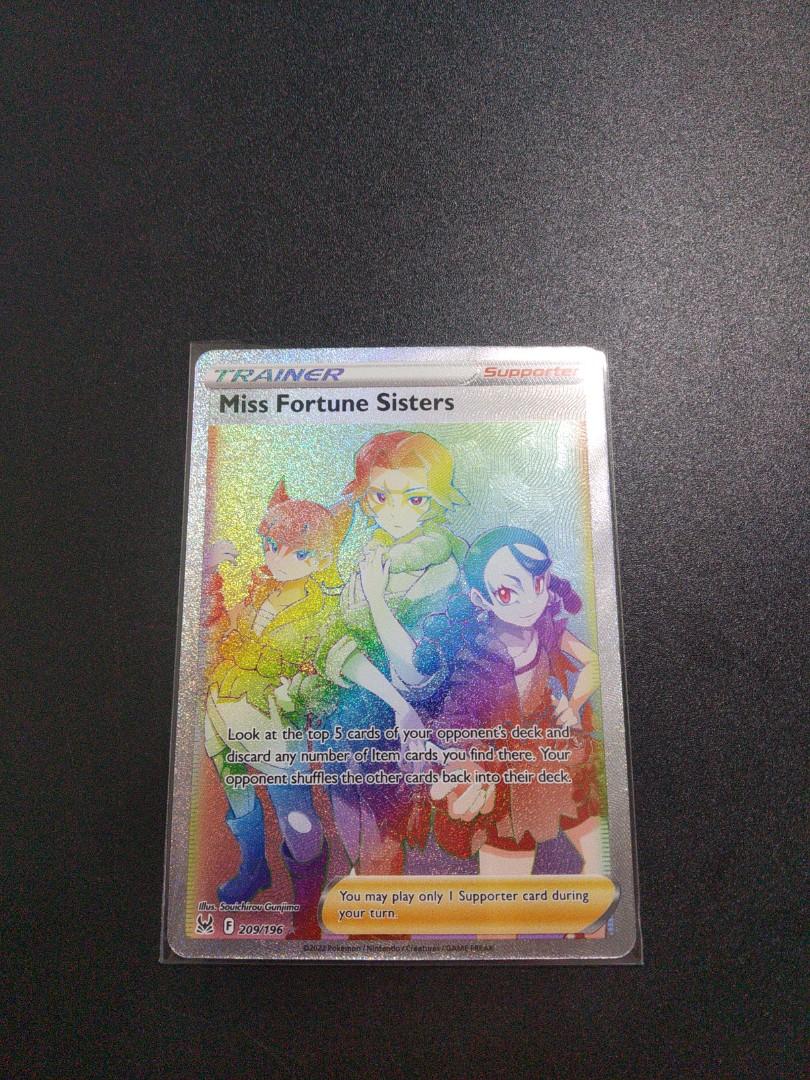 Pokemon TCG Miss Fortune Sisters Full Art Trainer Hyper Rare - SS11 ...