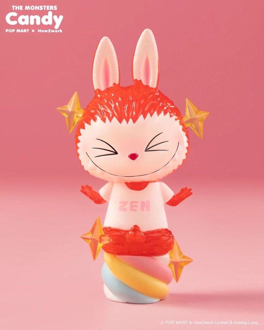 POPMART x HOW2WORK Labubu The Monsters Candy Marshmallow, Hobbies ...