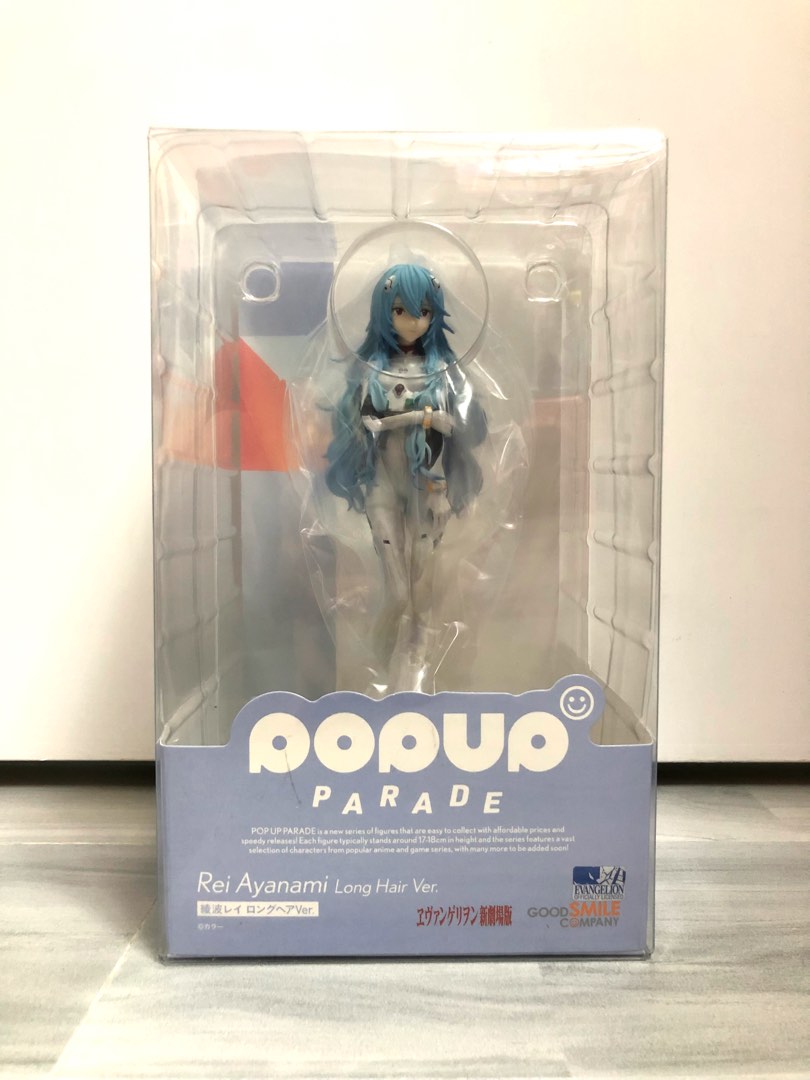 日版 綾波麗 新世紀福音戰士 長髮 版 Rei Ayanami Long Hair Version Good smile Goodsmile ...