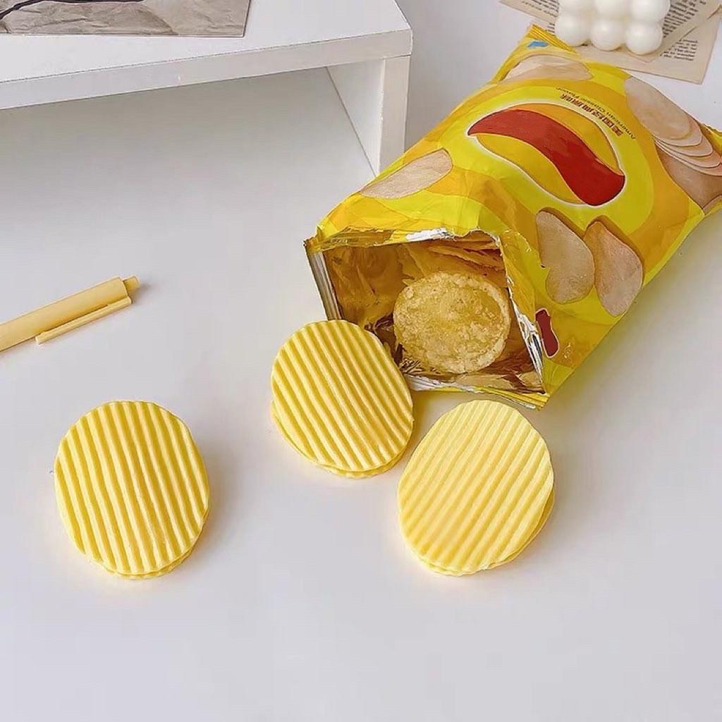 Potato chips clip - bulk purchase available, Hobbies & Toys, Stationery ...