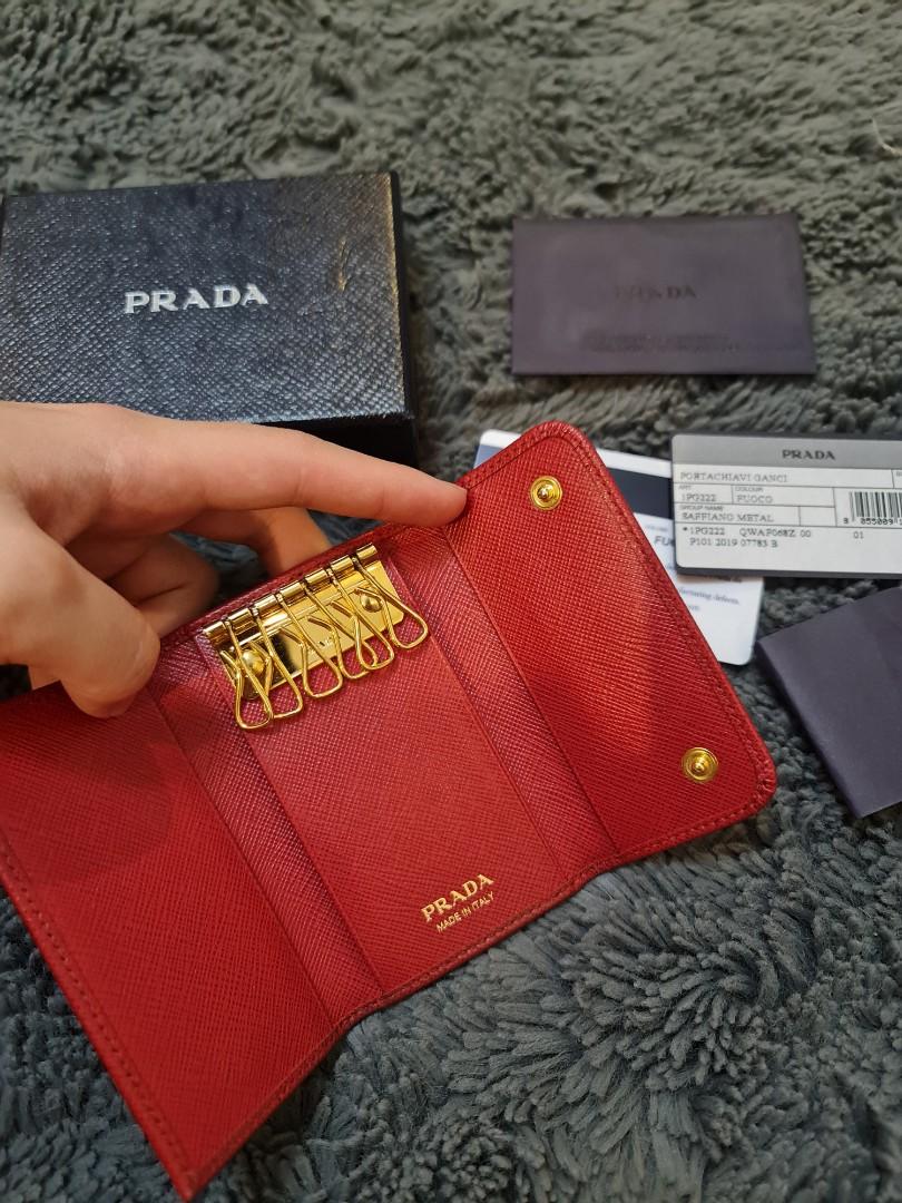 Prada Key Case, Luxury, Bags & Wallets on Carousell