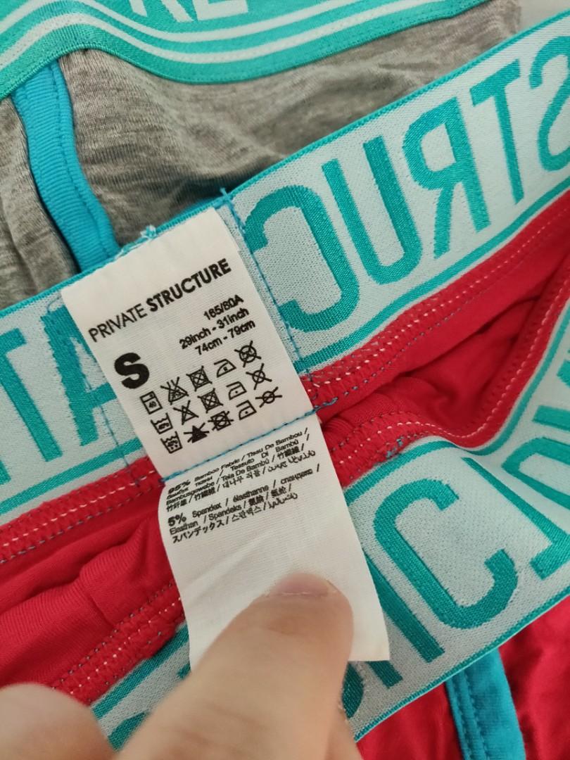 Private Structure Underwear - 2 Pieces, Men's Fashion, Bottoms, New ...
