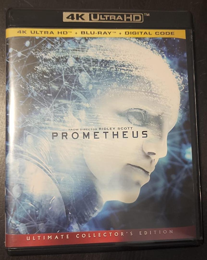 Prometheus 4k Ultra Hd [4K UHD], Hobbies & Toys, Music & Media, CDs & DVDs on Carousell