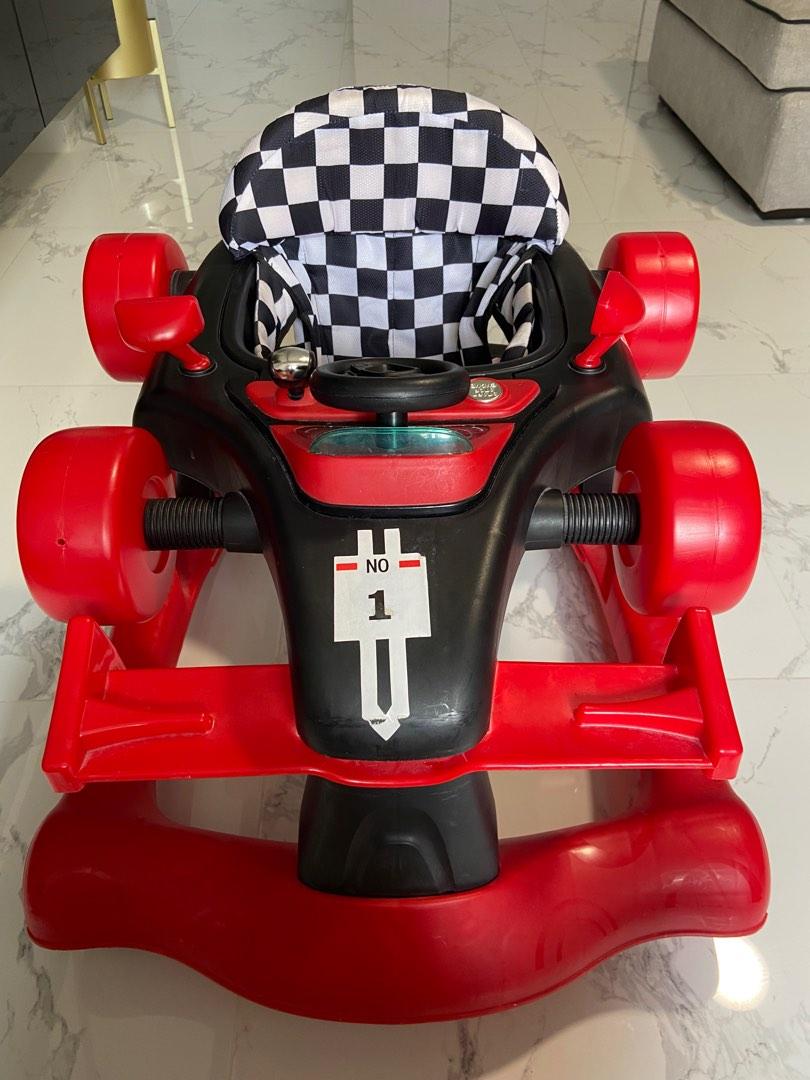 Racing Car Baby Walker, Babies & Kids, Infant Playtime on Carousell