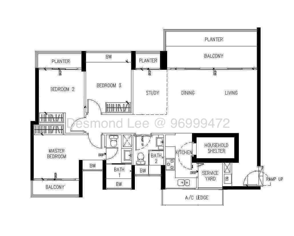 Rare Point Block 5 Room HDB DBSS With Unblock View, Min Walk To Future ...