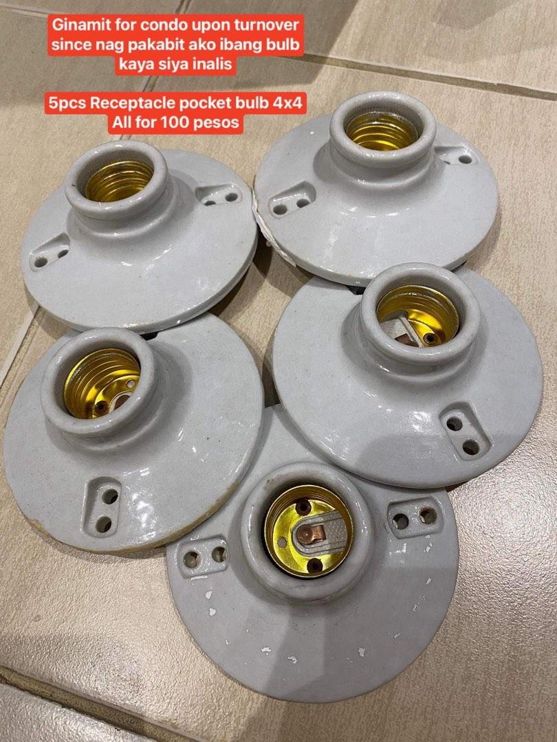 Receptacle pocket bulb, Furniture & Home Living, Lighting & Fans ...