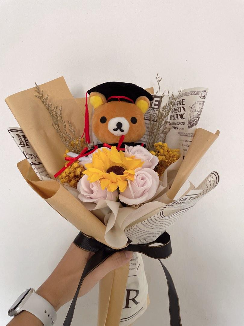 Rilakkuma Graduation Bouquet, Hobbies & Toys, Stationery & Craft ...
