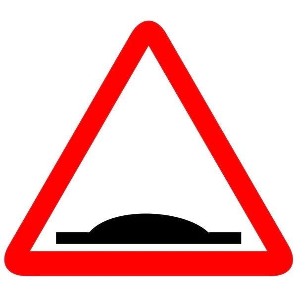 Road bump ahead Traffic sign, Commercial & Industrial, Industrial ...