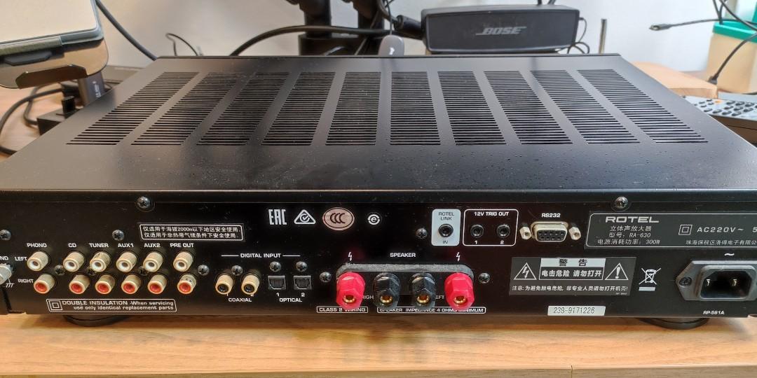 Rotel RA 630 integrated amp, Audio, Soundbars, Speakers & Amplifiers on ...