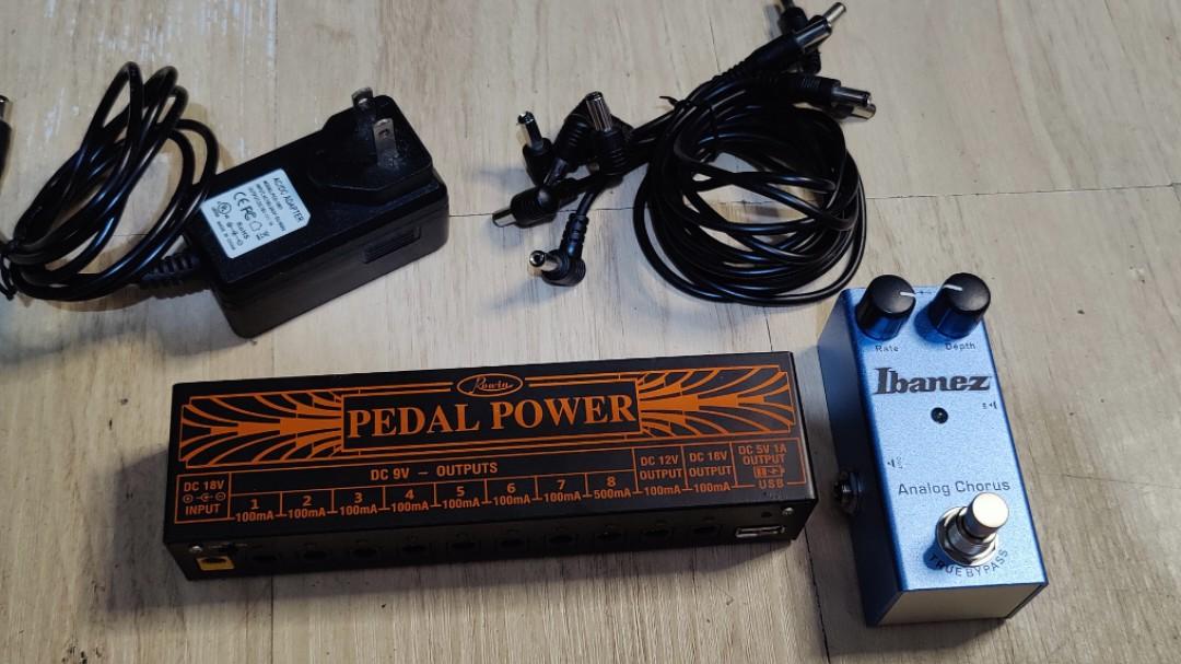 Rowin Pedal Power and Analog Chorus ( Pedalboard power supply), Hobbies ...