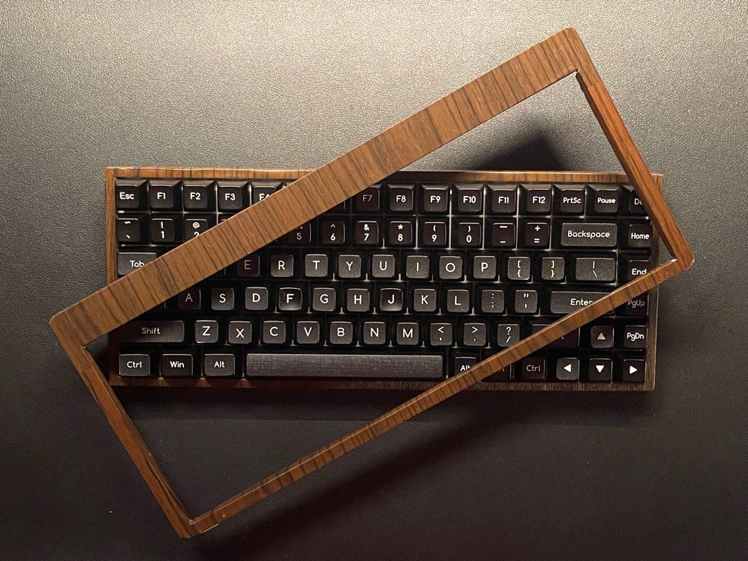 Fully Modded, Walnut Skin Frame, Hot-swappable Custom Mechanical ...
