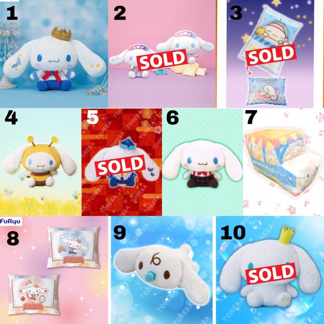 [SALES] Japan Cinnamoroll Cinna Sanrio Sunset Purple Plush Plushie ...