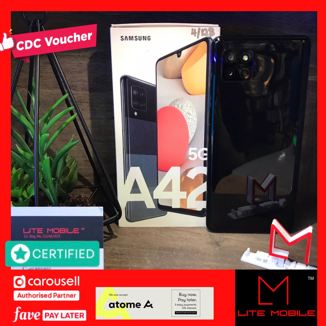 Samsung A42 128GB 5G | Black | 4GB Ram + 128GB #0302 #LM06, Mobile Phones & Gadgets, Mobile ...
