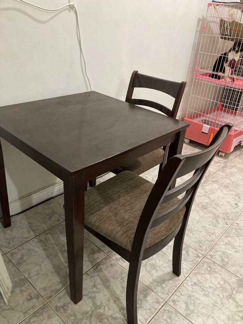 San-Yang Dining Table and 2 chair Set, Furniture & Home Living ...