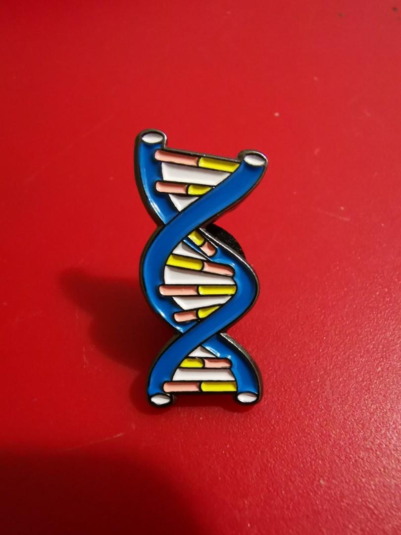Science Biology DNA Microscope Pin, Hobbies & Toys, Stationery & Craft ...