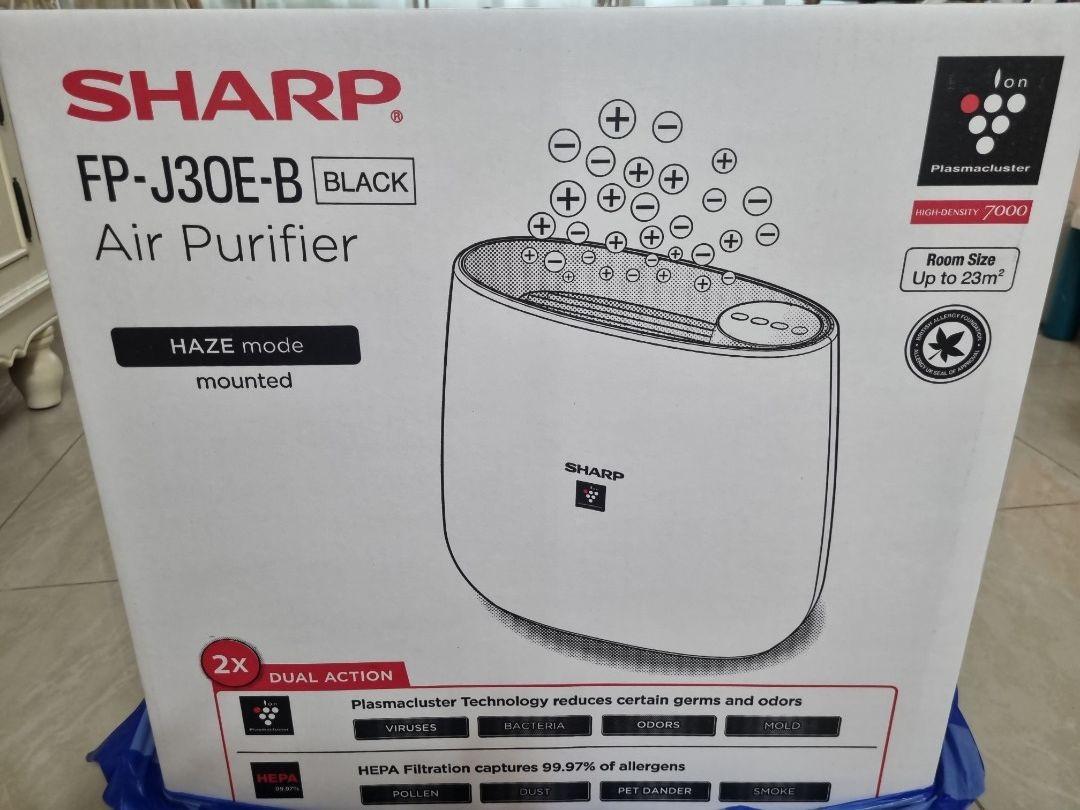 SHARP FP-J30E-B Air Purifier, TV & Home Appliances, Air Purifiers ...